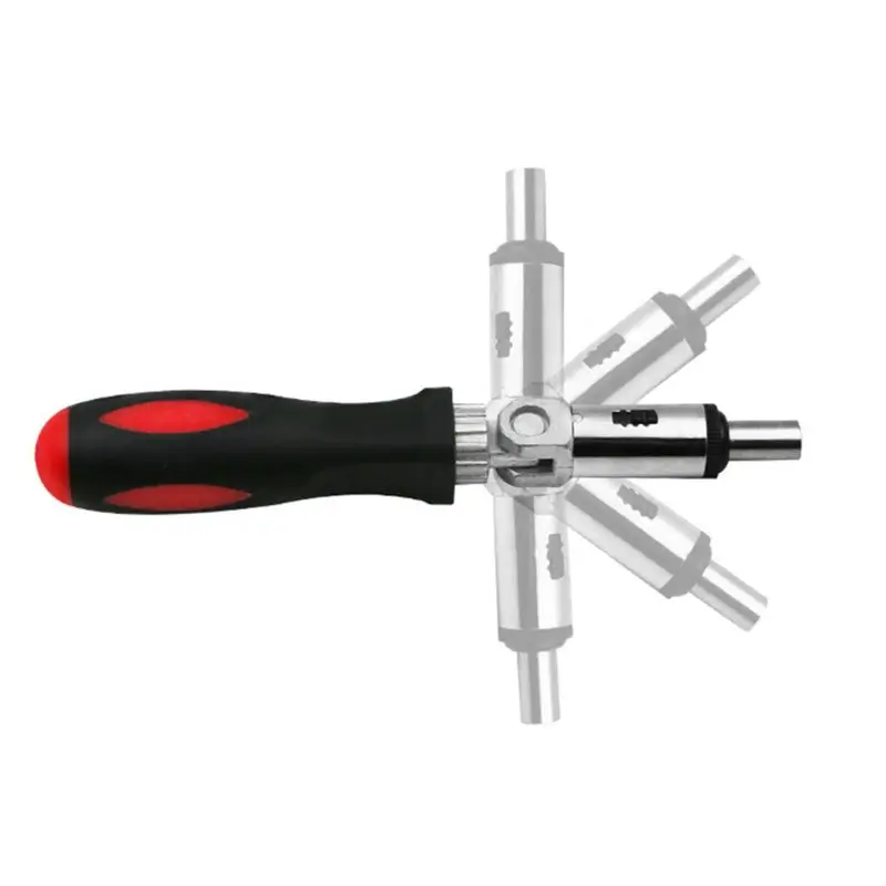0-180 Degree Multifunction Ratchet Screwdriver 1/4 Inch Inside Hexagon ...