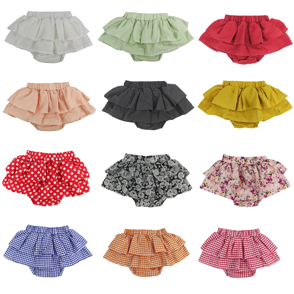 Cotton Ruffle Infant Toddler diaper covers,Baby Bloomers Various colors ...