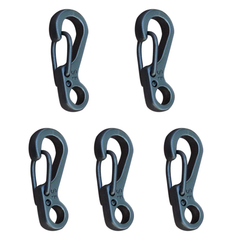 Mini type Alloy Keychains Keyrings Carabiner Metal Hanging Buckle Snap ...