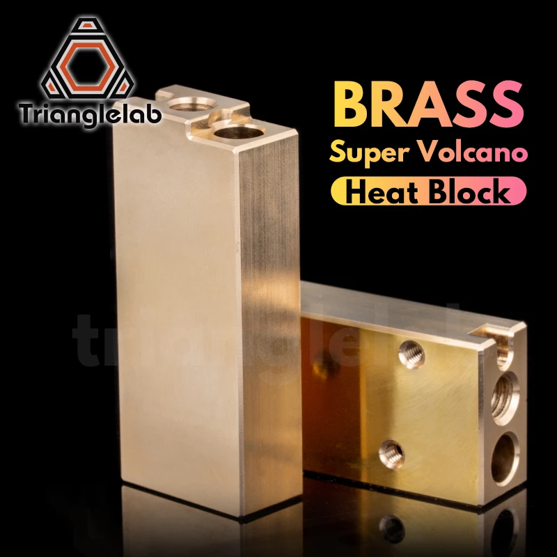 Trianglelab Super Volcano Heat Block Fast Printer Large Flow For 1,75/ ...