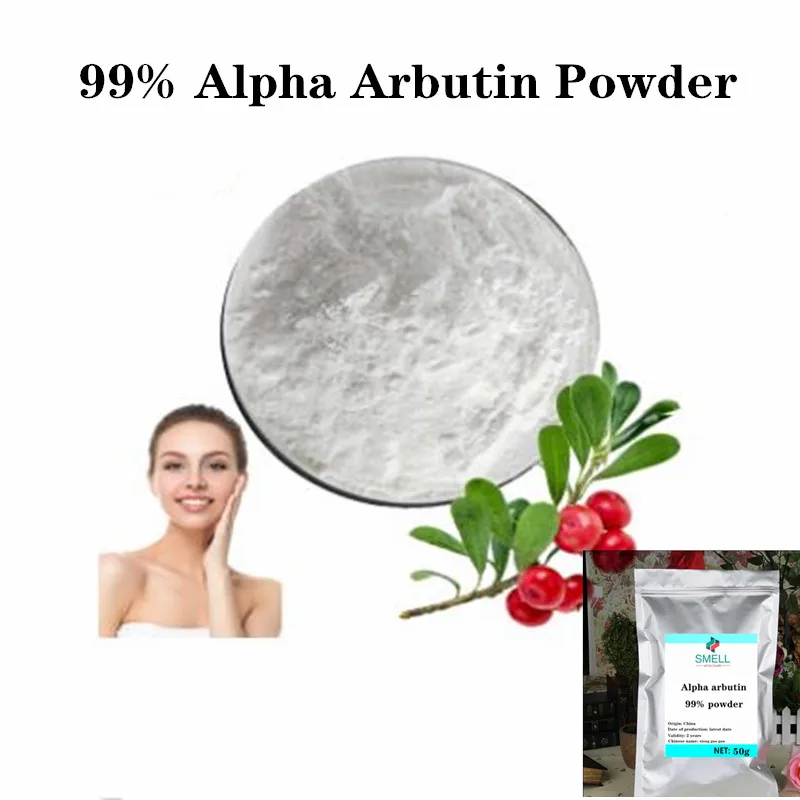 Hot sale 99% Alpha Arbutin Powder α Arbutin NMN Used for skin whitening ...