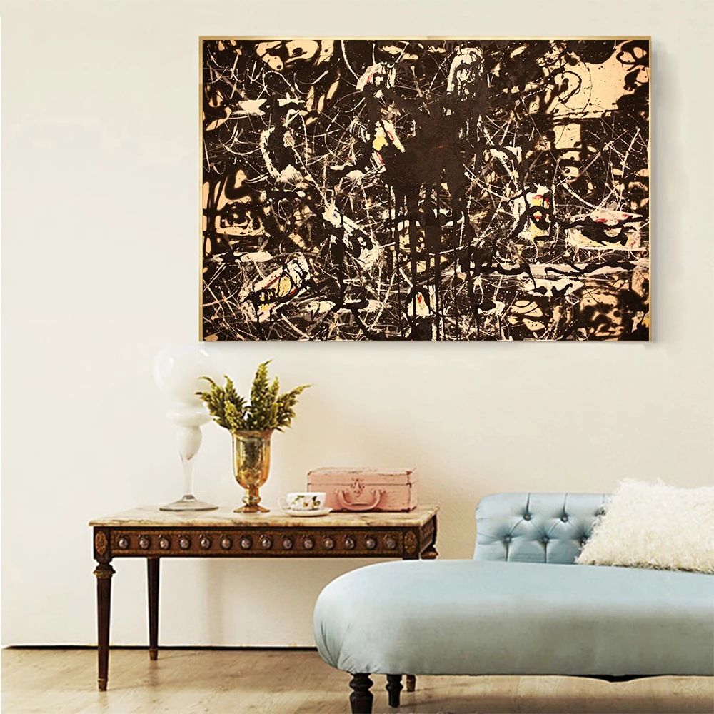 Jackson Pollock Yellow Islands