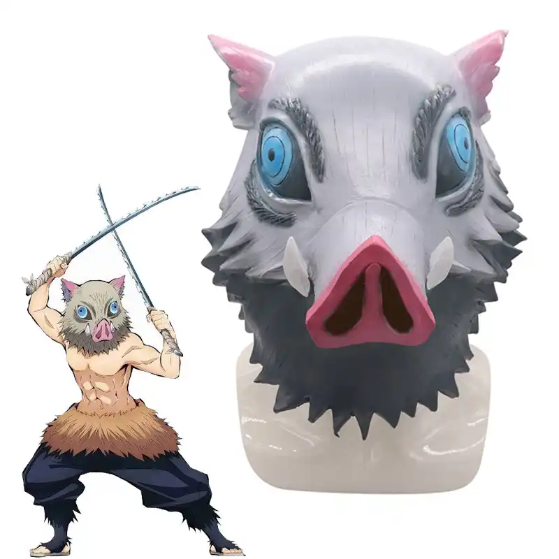 Wholesale Hot Anime Demon Slayer Hashibira Inosuke Cosplay Masks Pig ...