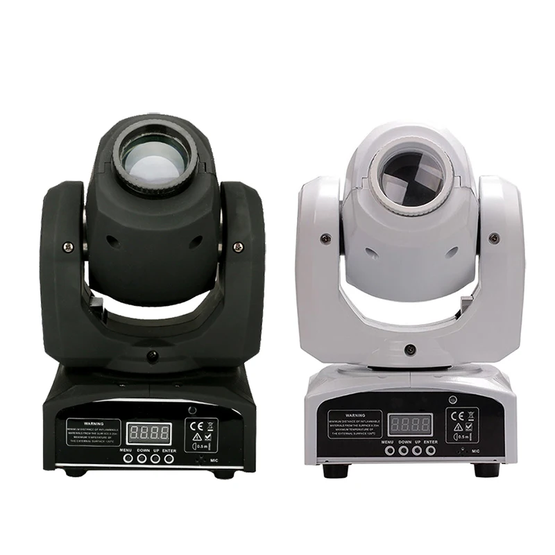 Mini 30W spot moving head luces black/white shell DMX led gobo moving ...