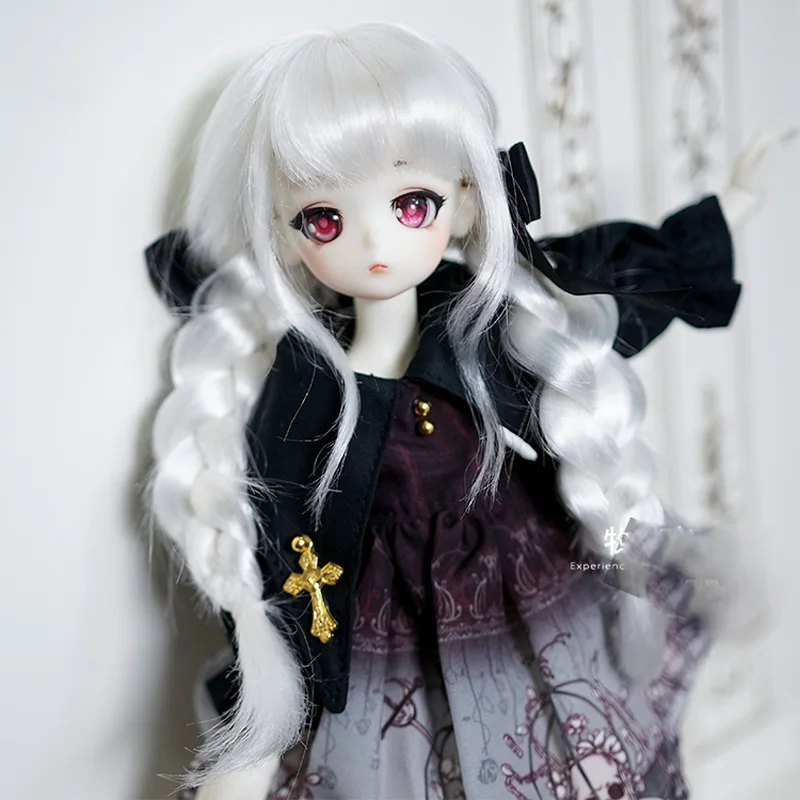 1/3 1/4 1/6 Bjd Wig Mohair Fashion Wire With Braid Bjd Wig Sd For Bjd ...