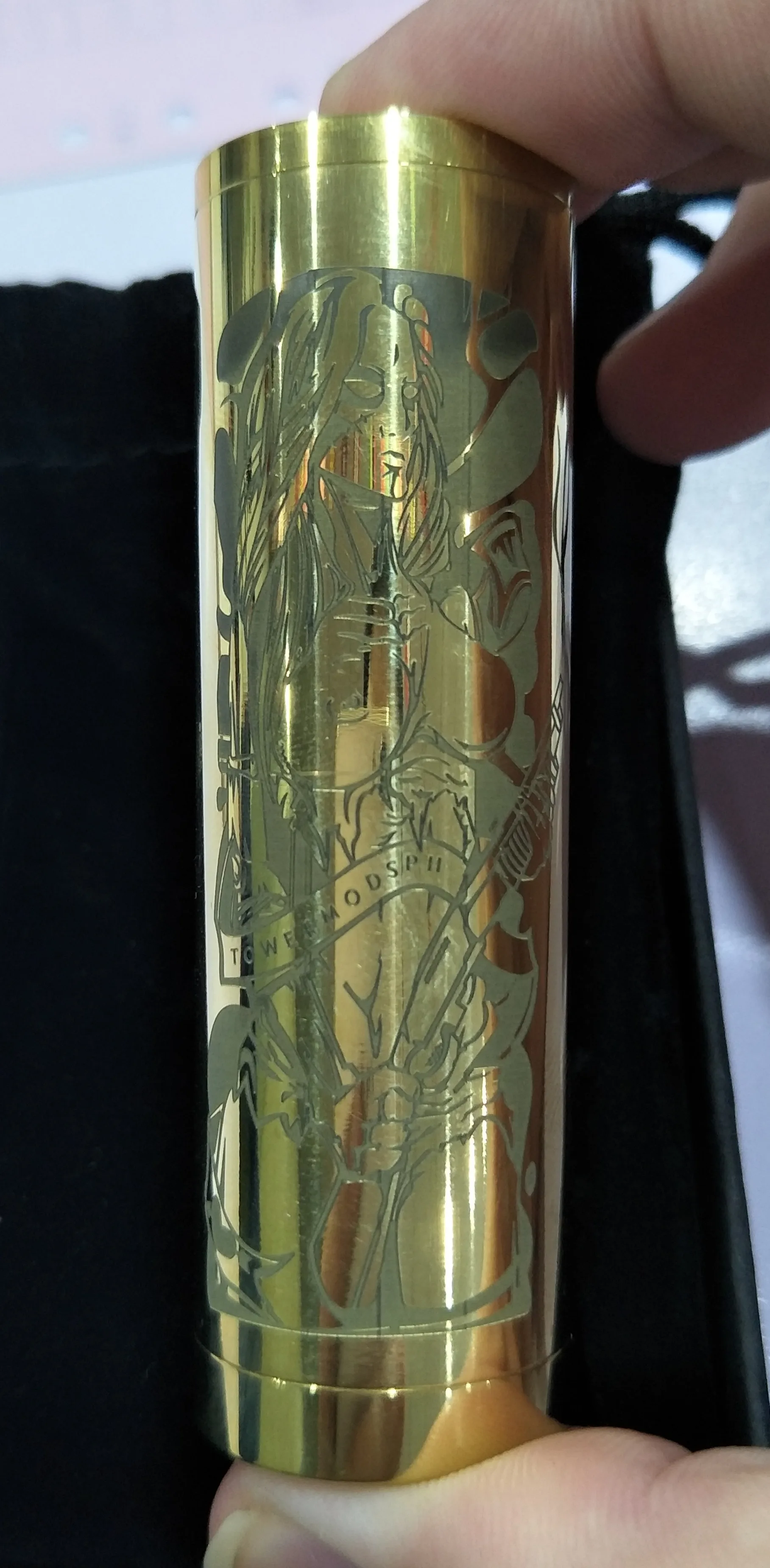 New subtwo mech mod 24mm diameter 18650 Battery vape pen Mechanical Mod ...