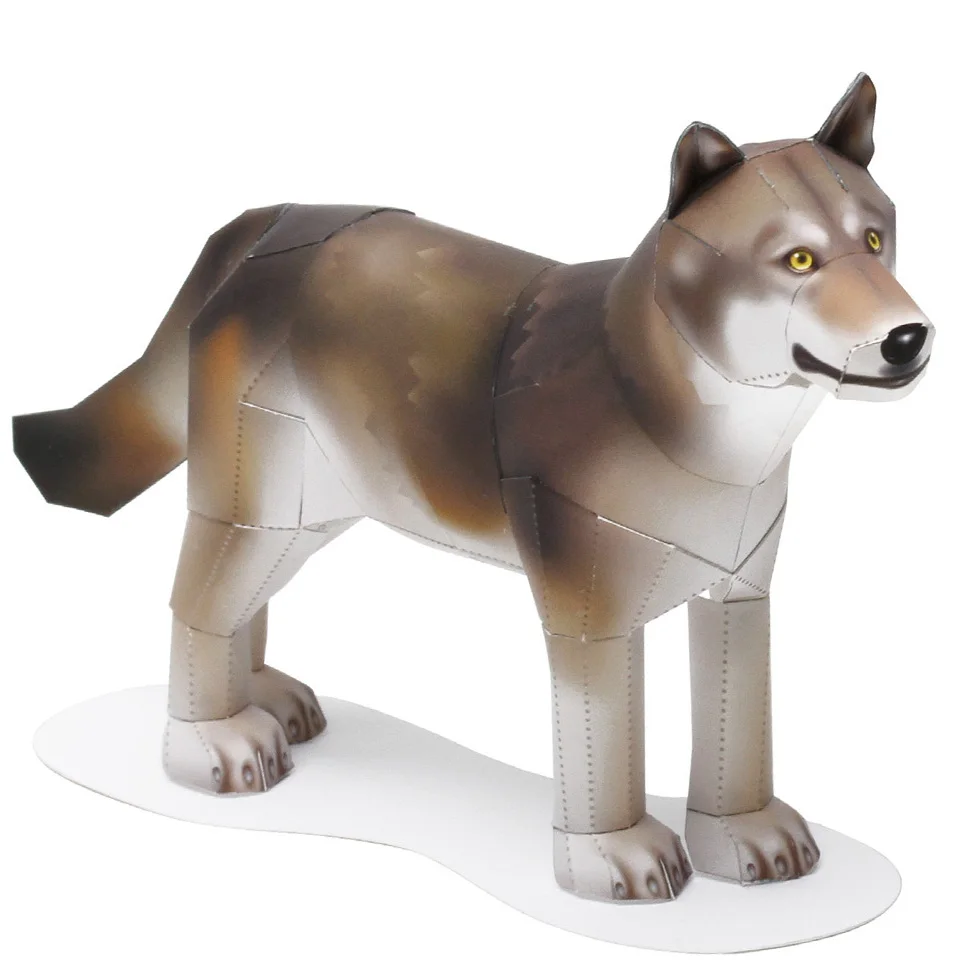 Papercraft Minecraft Mini Wolf