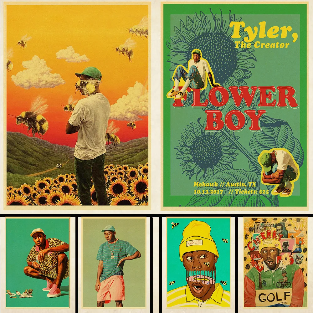 Art & Collectibles music poster gift Tyler The Creator poster / Tyler ...