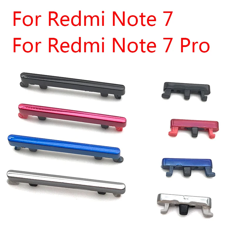For Xiaomi Redmi Note 7 Pro SIde Volume Button + Power ON / OFF Buttton ...