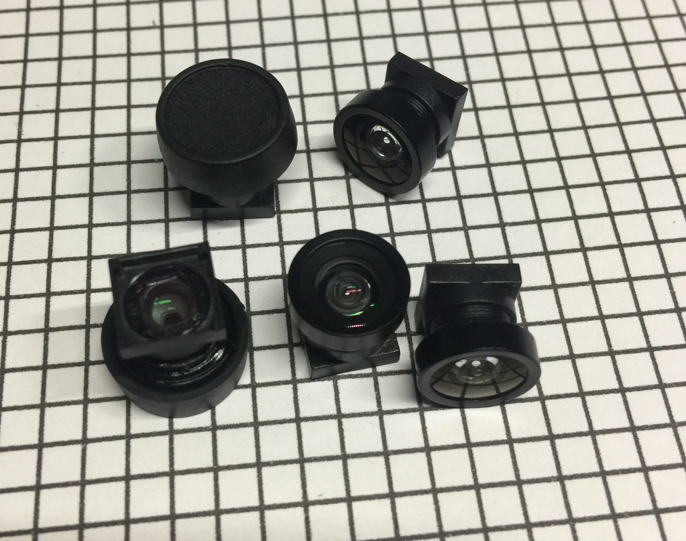 1 / 4 camera chip, focal length 1.0 mm, ultra wide angle lens, high ...