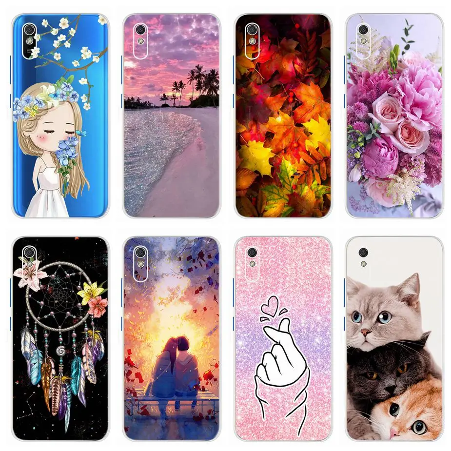 For-Xiaomi-Redmi-9A-Case-Redmi-9AT-Soft-Silicone-6-53-Cute-Painted ...