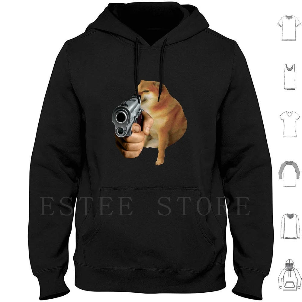 Art & Collectibles Prints Unisex Hoodie back print large the Doge ...