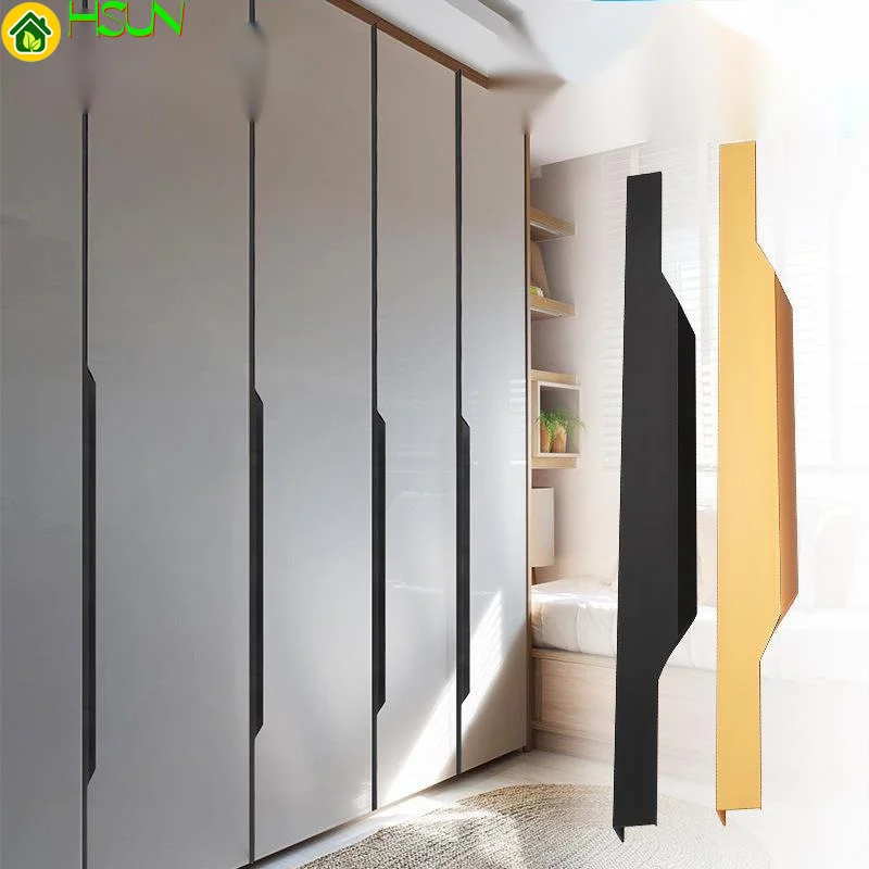 Through-top-invisible-wardrobe-door-thumb-edge-sealing-handle-cabinet ...