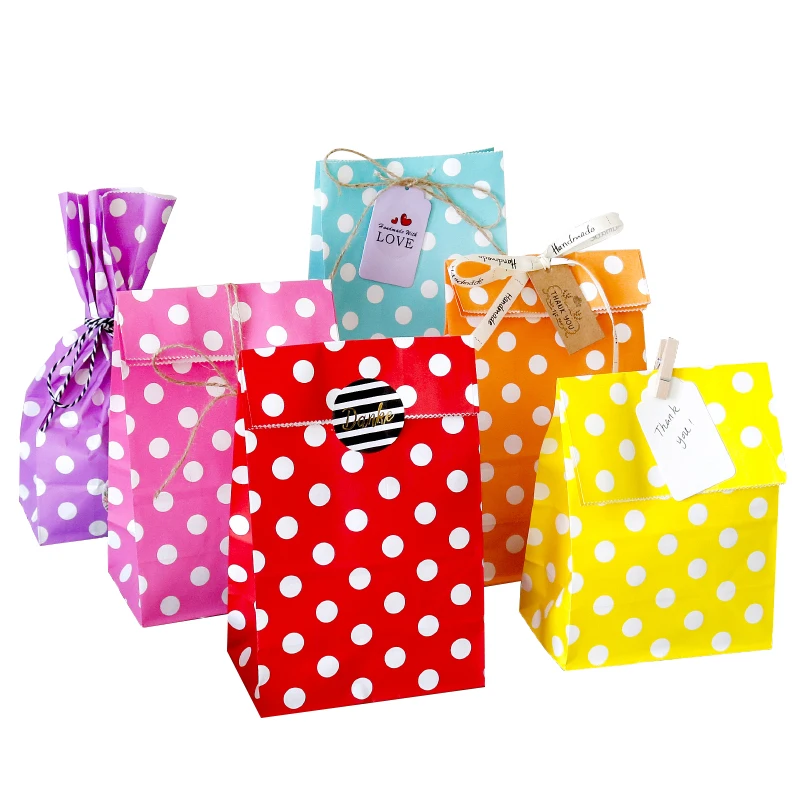 Polka Dot Favor Bags