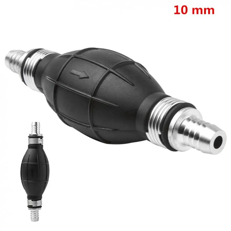 10mm 고무 연료 라인 핸드 프라이머 펌프 기화기 및 저압 연료 시스템 용 벌브 타입 가솔린 가솔린 펌프연료 펌프