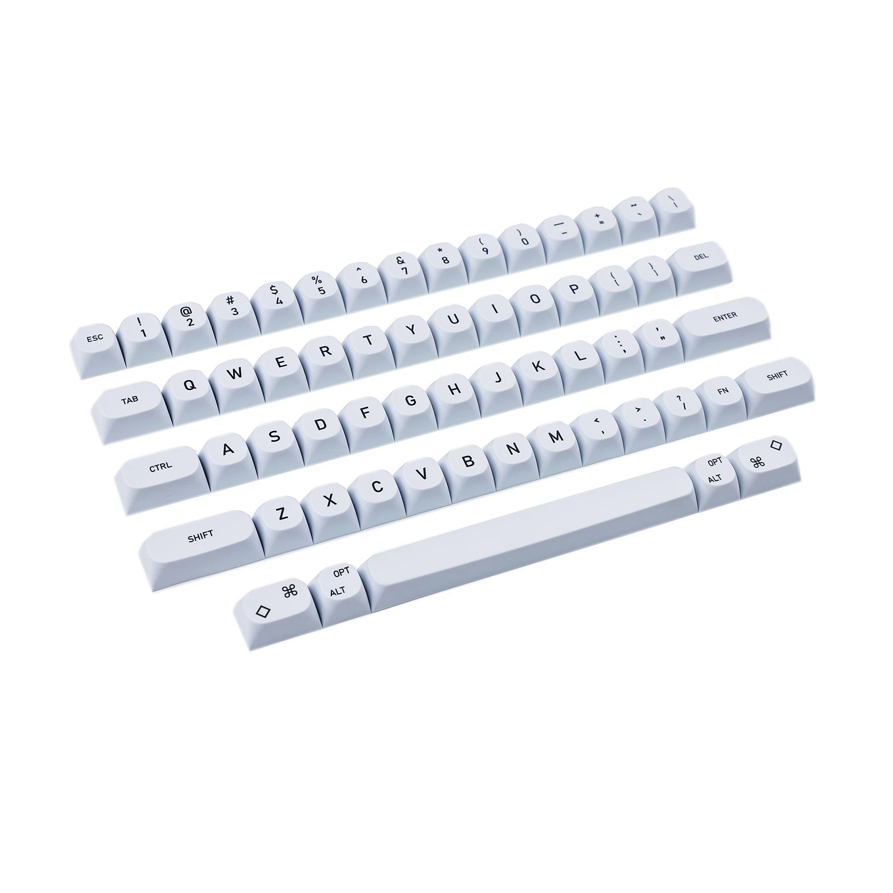 MA HHKB Layout Keycap | Dye Sub Thick PBT Keyset | White Black Totoro ...