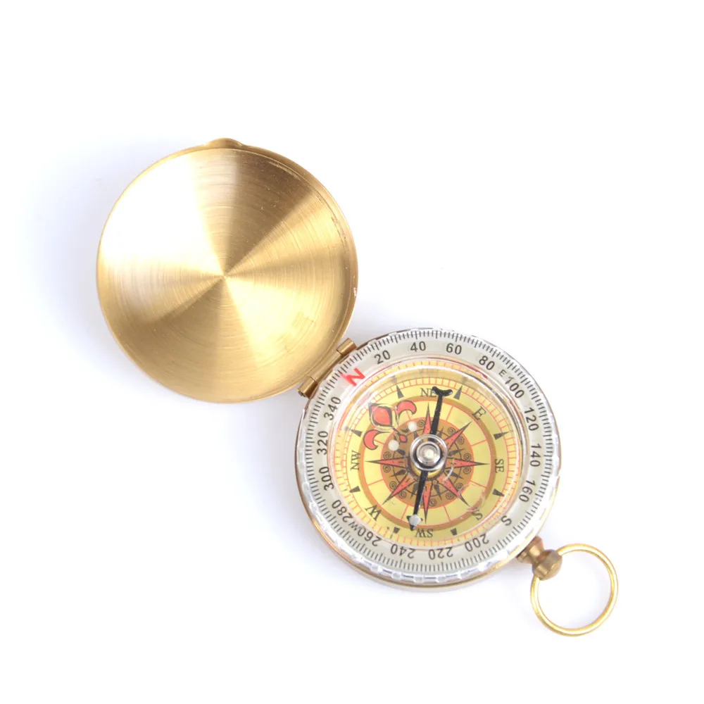 BOUSSOLE - COMPAS ,G50--boussole lumineuse en laiton, pour chasse ...