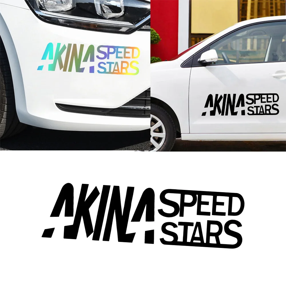 Fashion AKINA SPEED STARS Car Sticker Frase Vinyl For Car Automobile ...