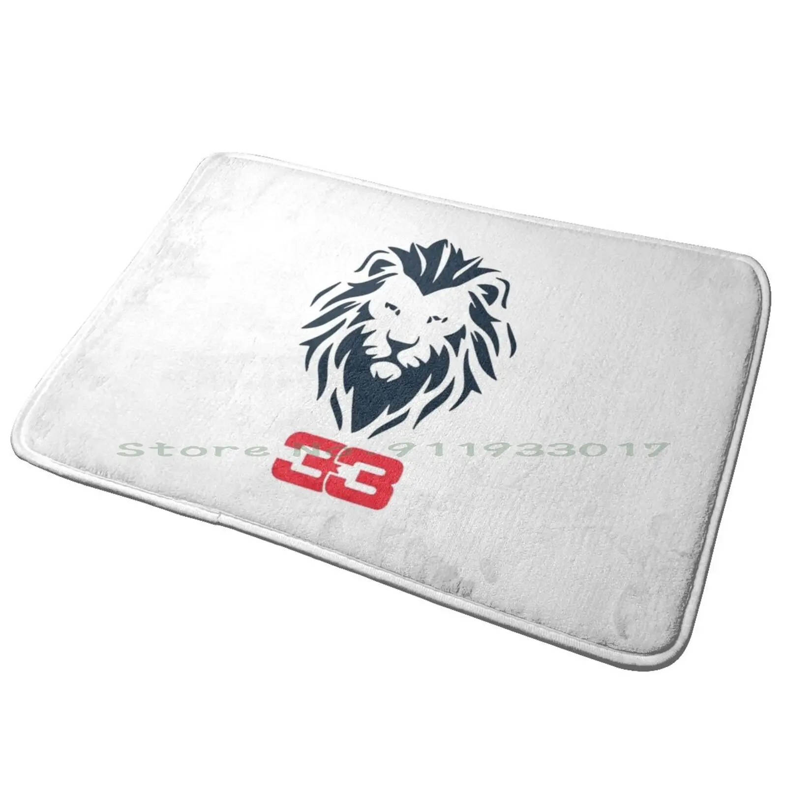33-Mad-Max-Lion-Logo-F-1-Car-Racing-Entrance-Door-Mat-Bath-Mat-Rug ...