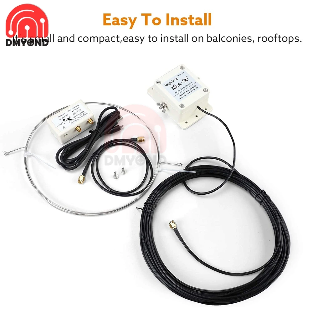 Mla 30 Loop Antenna Active Receiving | Shortwave Magnetic Loop Antenna ...