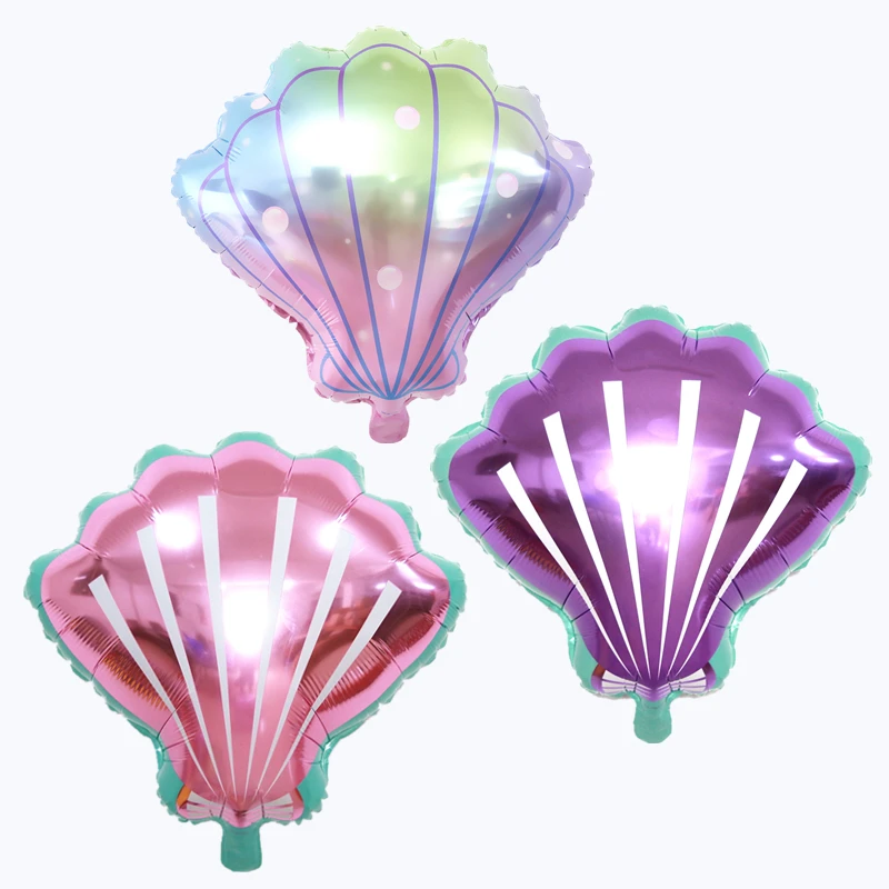 Mermaid-Tail-Seashell-Aluminum-Foil-Balloon-Children-s-Birthday-Party ...