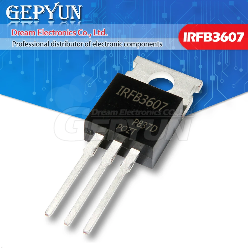 IRFB3607 TRANSISTOR TO-220 IRFB3607PBF €0.99 durable.parts