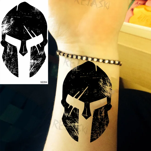 Spartan Helmet Tattoo 3d