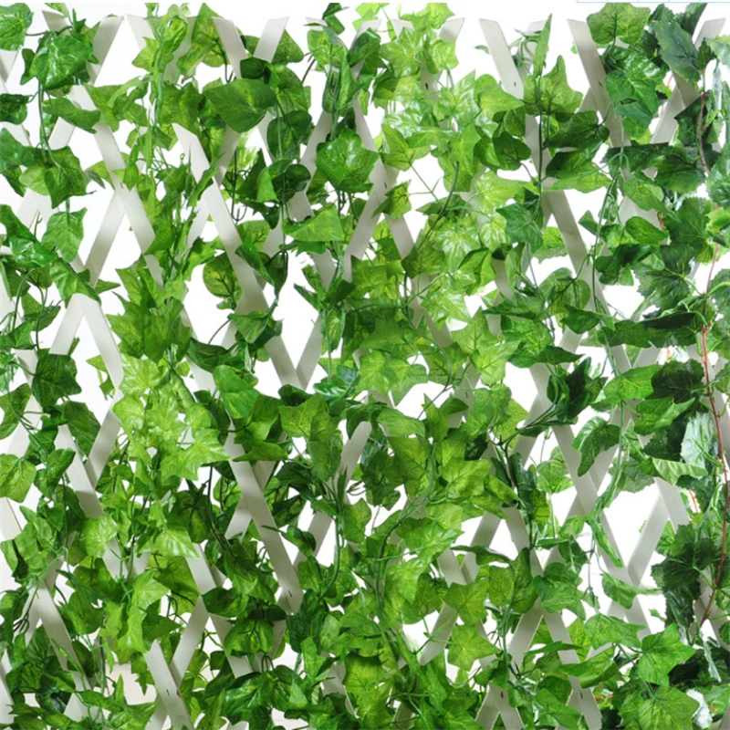 240CM-Artificial-Flower-Vine-Leaf-Garland-90pcs-Leaf-Flowers-Rattan ...