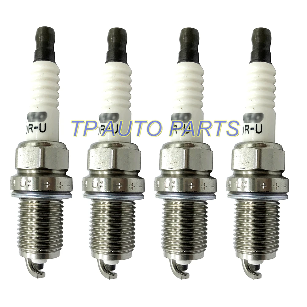 Bujía de 4 piezas Compatible con toyo ta OEM 90919 01166 K20R U ...