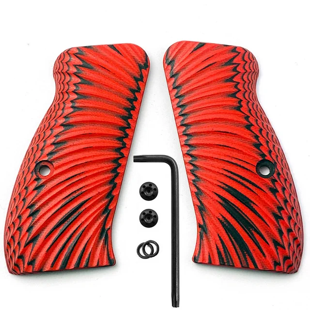 Custom G10 CZ75 Grips Scales for CZ 75/85 Compact,CZ P-01,P100,C100 ...