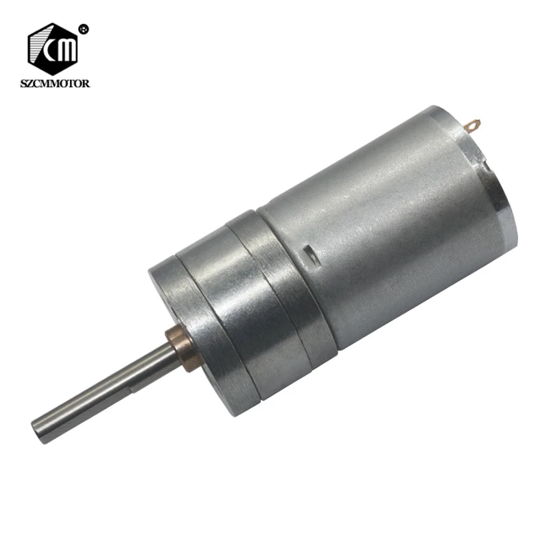 25mm Diameter Gear Box 25mm*4mm Central Long Shaft 6v 12v 24v Low Speed ...