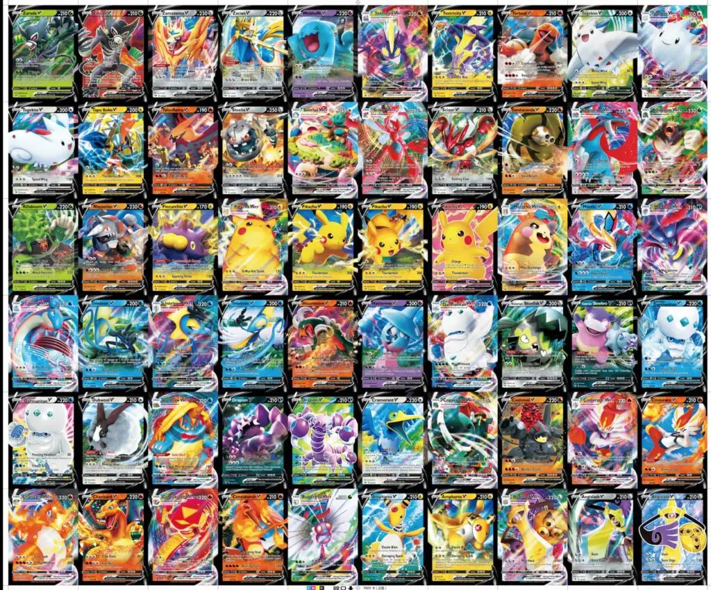 Pokemon Card Collage
