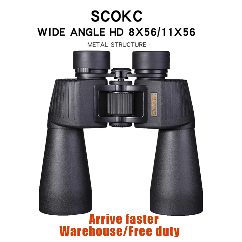 Scokc 8x56 11x56 Waterproof Binoculars Professional Telescope Bak4 ...