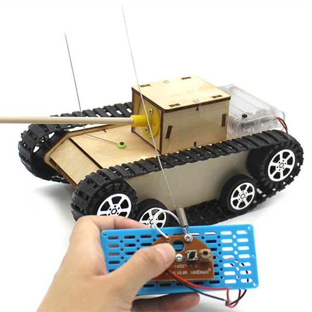 Smart DIY RC Robot Tank STEAM Electric Control Educational Kit Robot ...