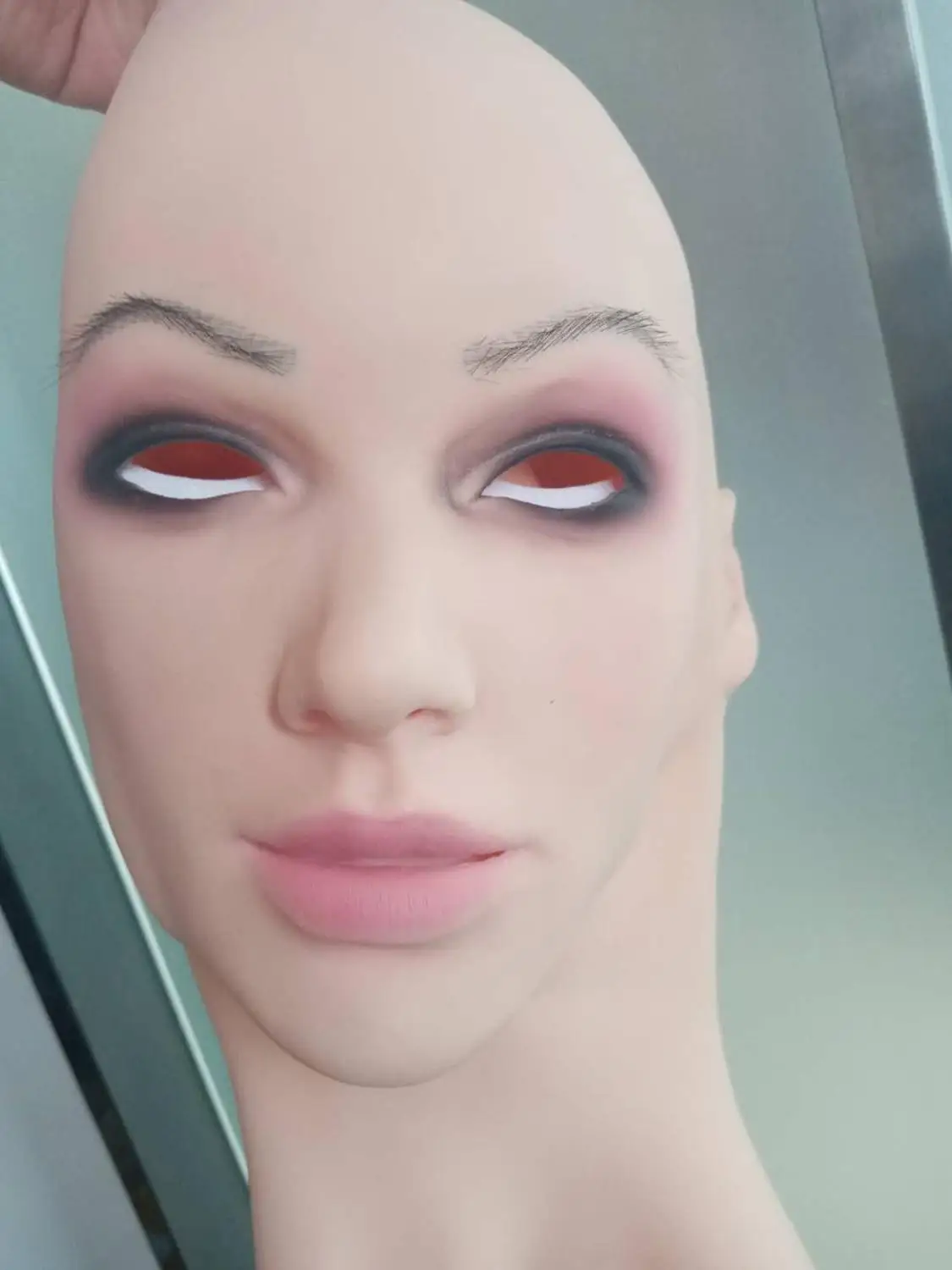 Female Mask Beatrice-Face-Mask Realistic Soft-Silicone Crossdresser ...