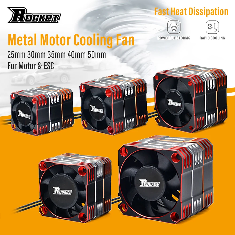 Rocket RC Fan 25mm 30mm 35mm 40mm 50mm SURPASS HOBBY Heat Dissipation ...