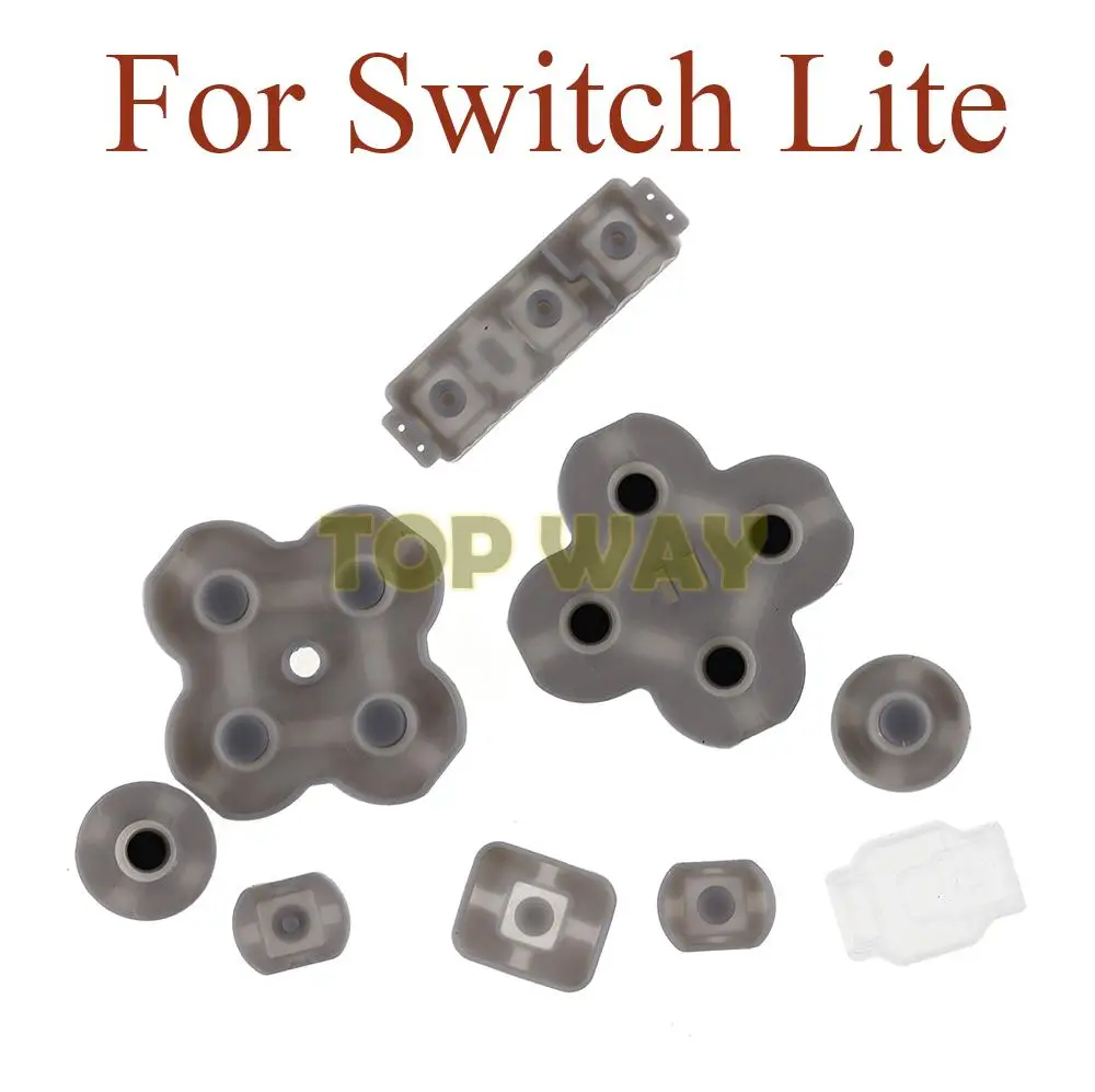 1set Replacement Silicone Left Right Buttons Conductive ABXY D-Pad ...