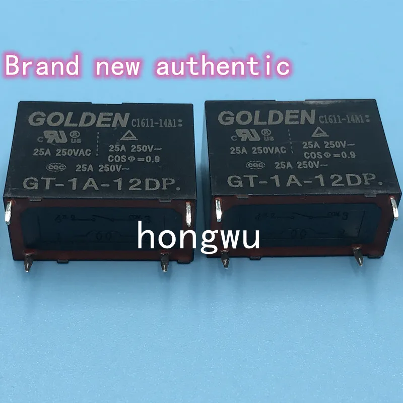 100% Original New 1PCS/ GT-1A-12DP DC12V relay 25A 4pins