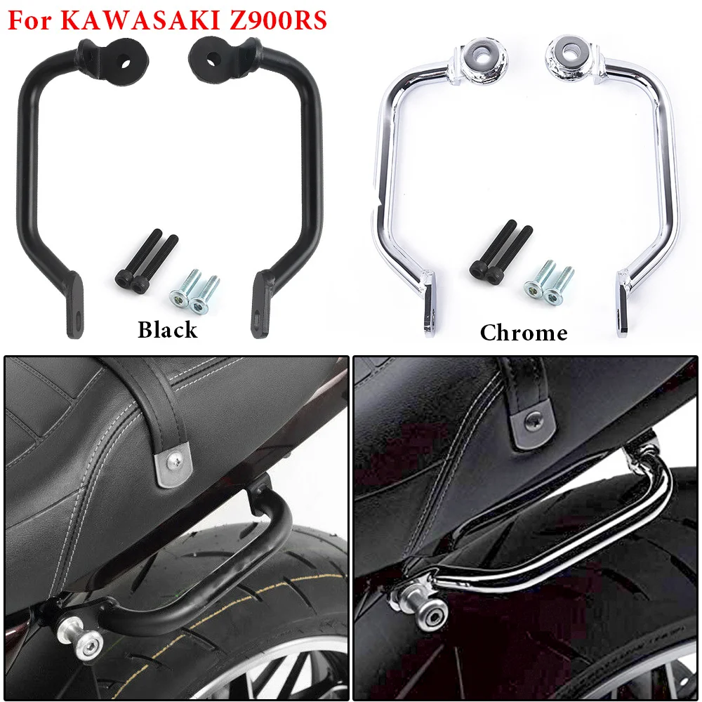 Motorcycle-Rear-Passenger-Seat-Hand-Handle-Grab-Bar-Rail-For-Kawasaki ...