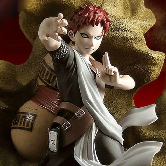 Anime NARUTO Shippuden Shinobi Sabaku no Gaara Sand Coffin PVC Action ...
