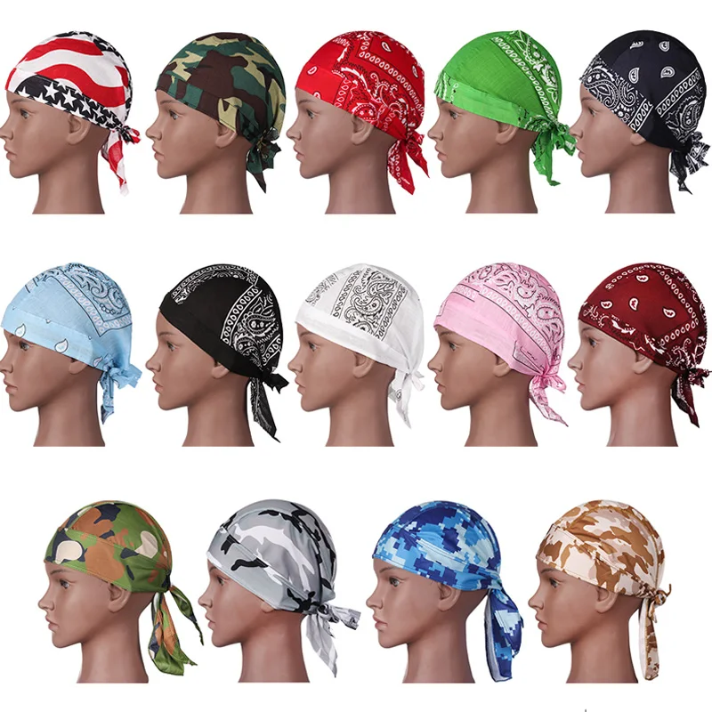 1Pc Breathable Multi Functional Adjusted Head Scarf Cycling Cap Bandana ...