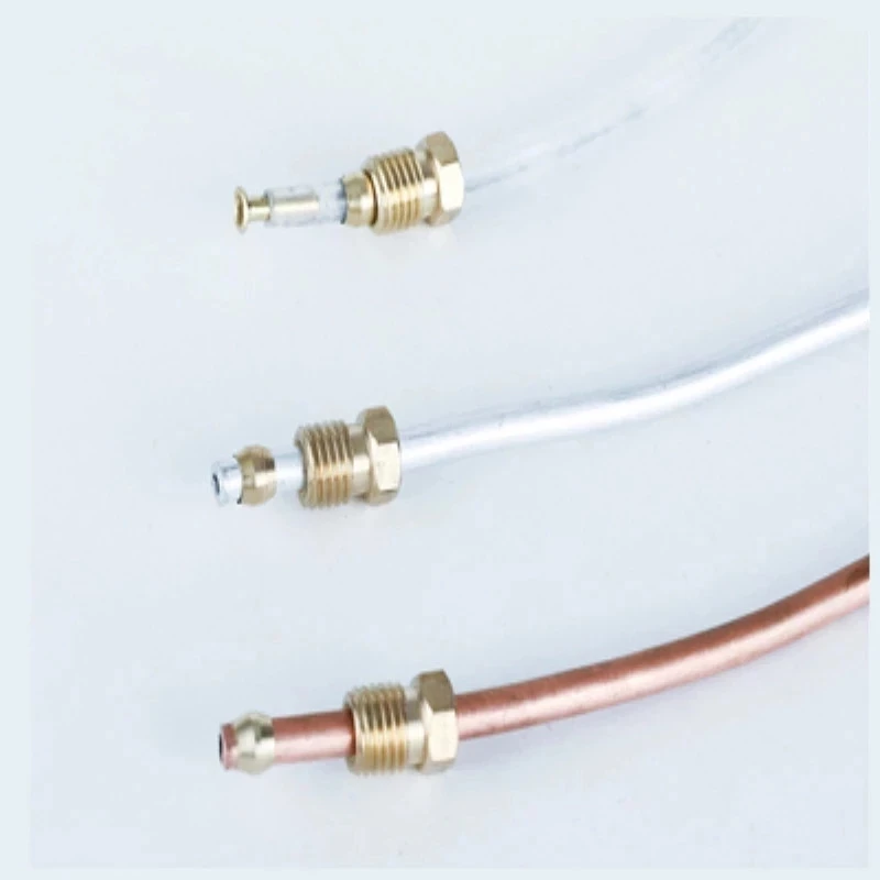 10 Pcs 2.5/4/ Tubing Copper Bushing 4mm/6mm Nylon Tubing Oil Core ...