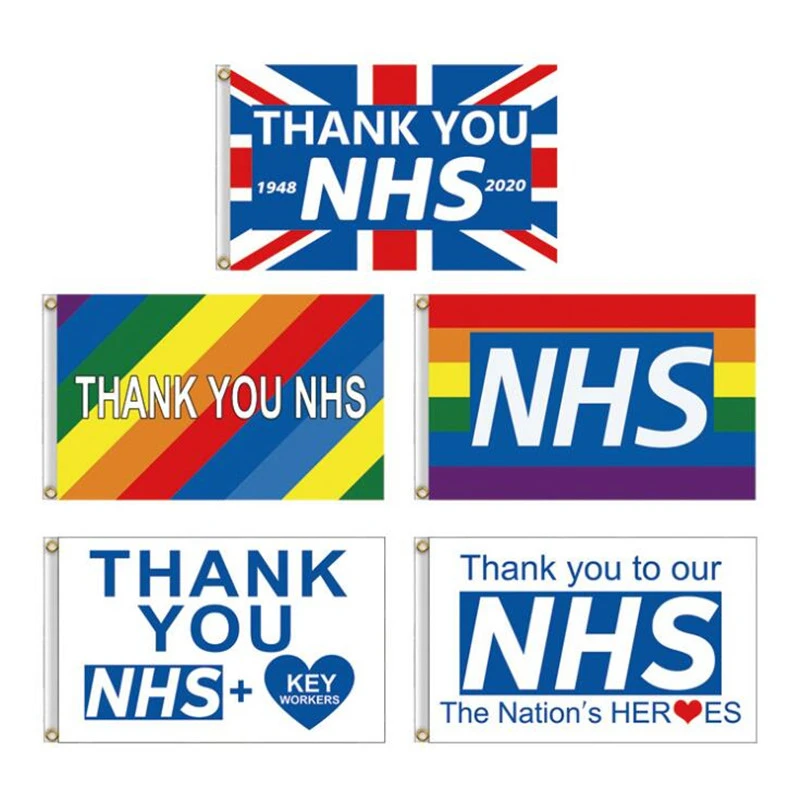 The-United-Kingdom-NHS-Flags-Thank-You-NHS-Flag-Decorative-Flags-And ...