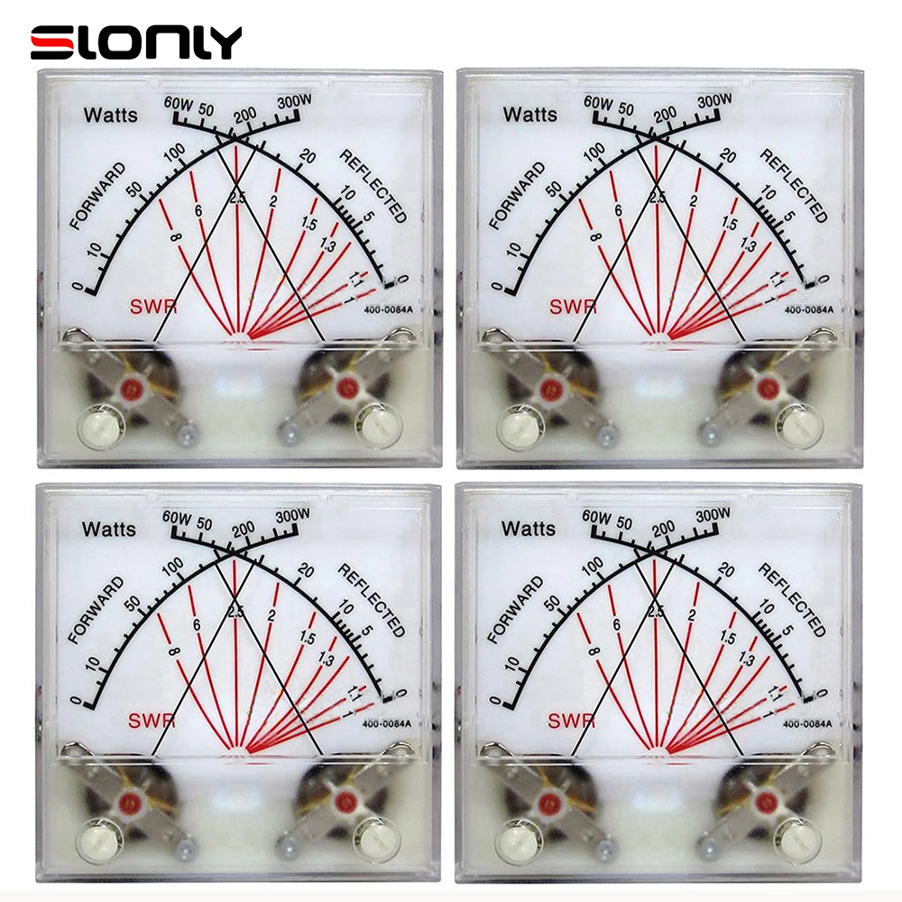 4pcs With Backlight Rpm Radio Swr Watt Meter American Mfj Standing Wave ...