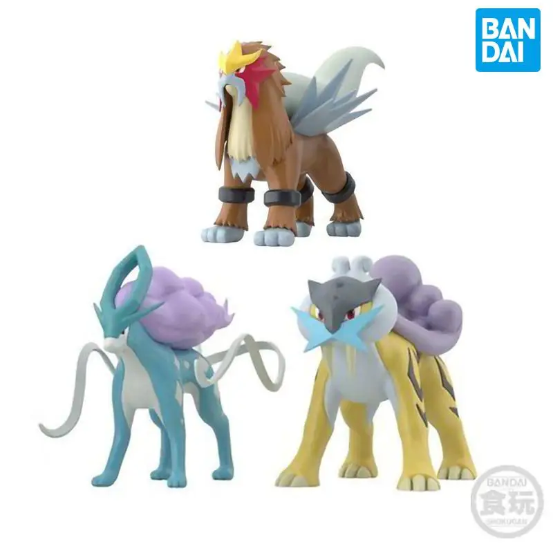 Bandai-Pokemon-Figures-Three-Sacred-Suicune-Entei-Raikou-Action-Pvc ...
