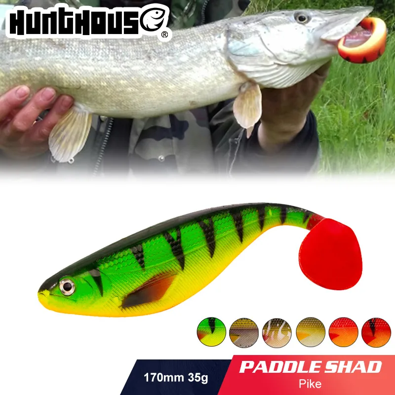 Hunthouse fishing soft lure artificial bait big shads soft 170mm 35g 8 ...