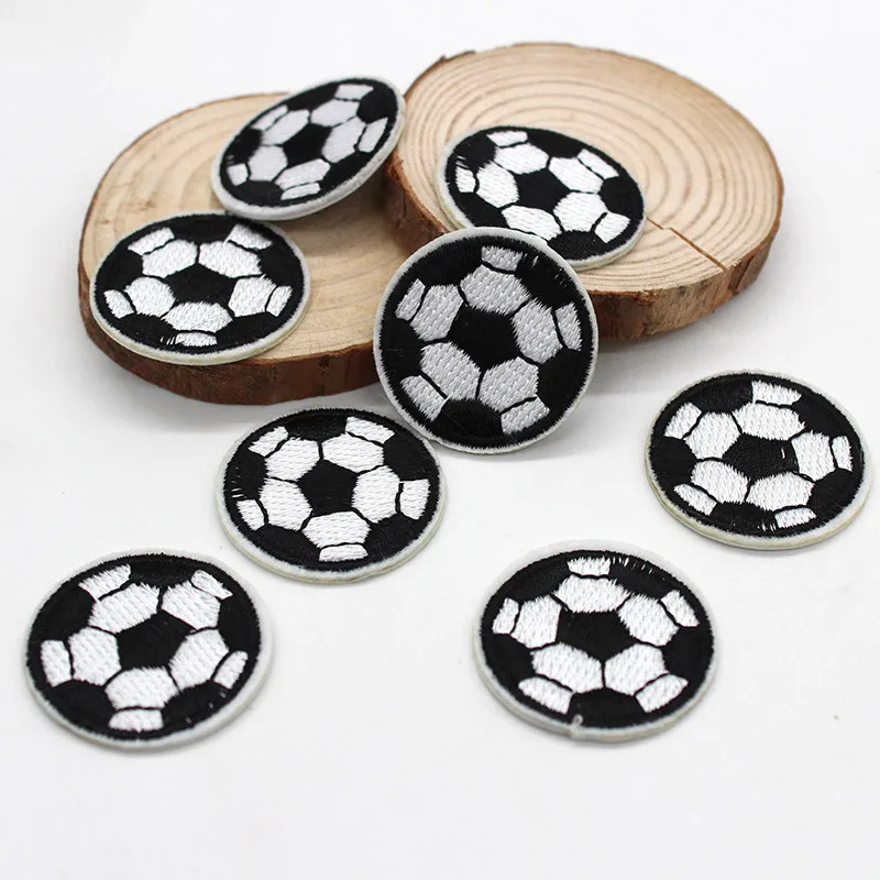 Patchs-de-Football-Ronds-Brod-s-pour-V-tements-de-Gar-on-Autocollants ...