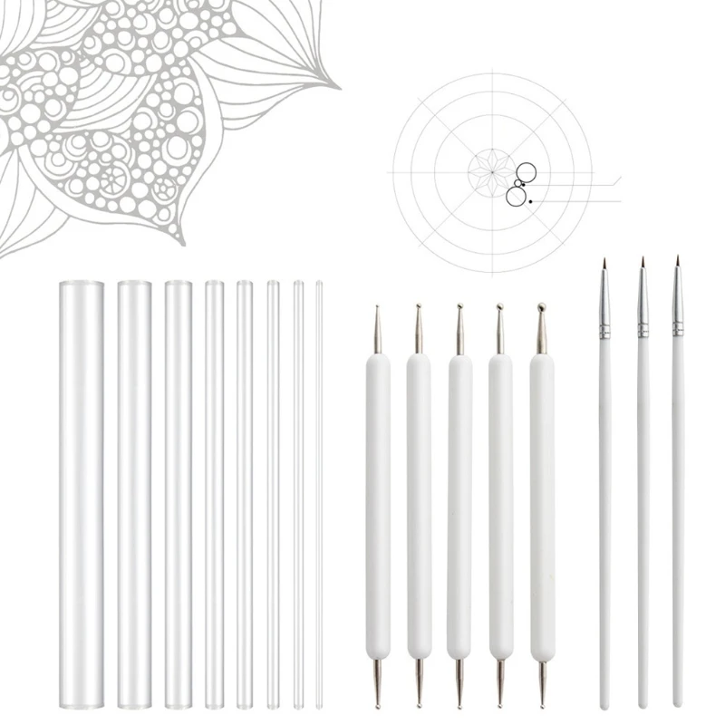 Dotting Tools Mandala Painting Set | Mandala Dotting Pen Tools Set ...