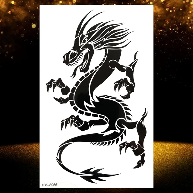 Evil Dragon Tattoo Designs