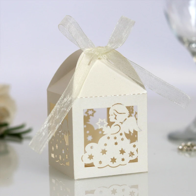 30 50pcs Wedding Candy Boxes Angel Girl gift box packaging Paper ...